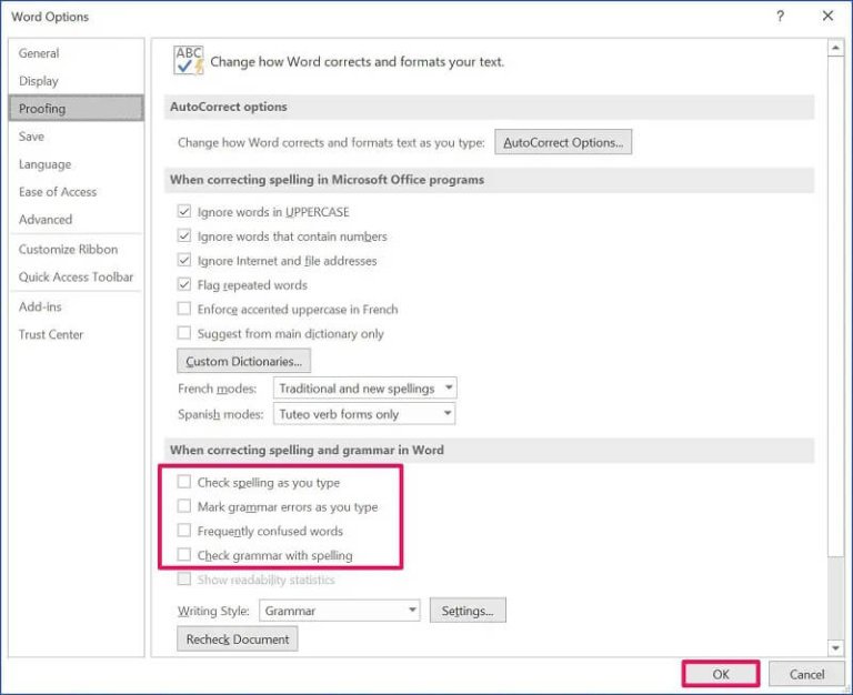 Làm thế nào để loại bỏ các đường màu đỏ trong tài liệu Microsoft Word ...