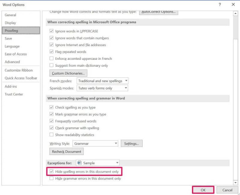 Rode lijnen verwijderen in Microsoft Word documenten - Passele